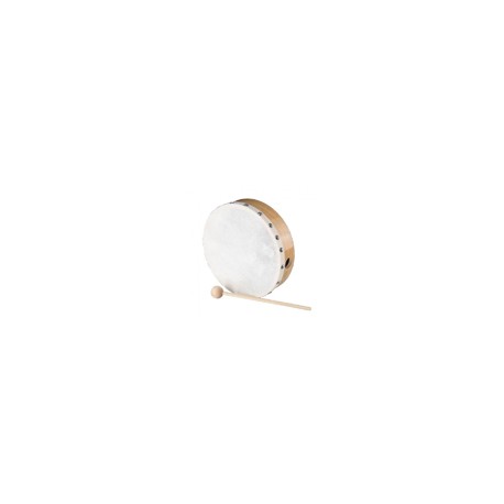 PEACE RH-5-6 Tamburello in acero con battente e pelle naturale 6 ...